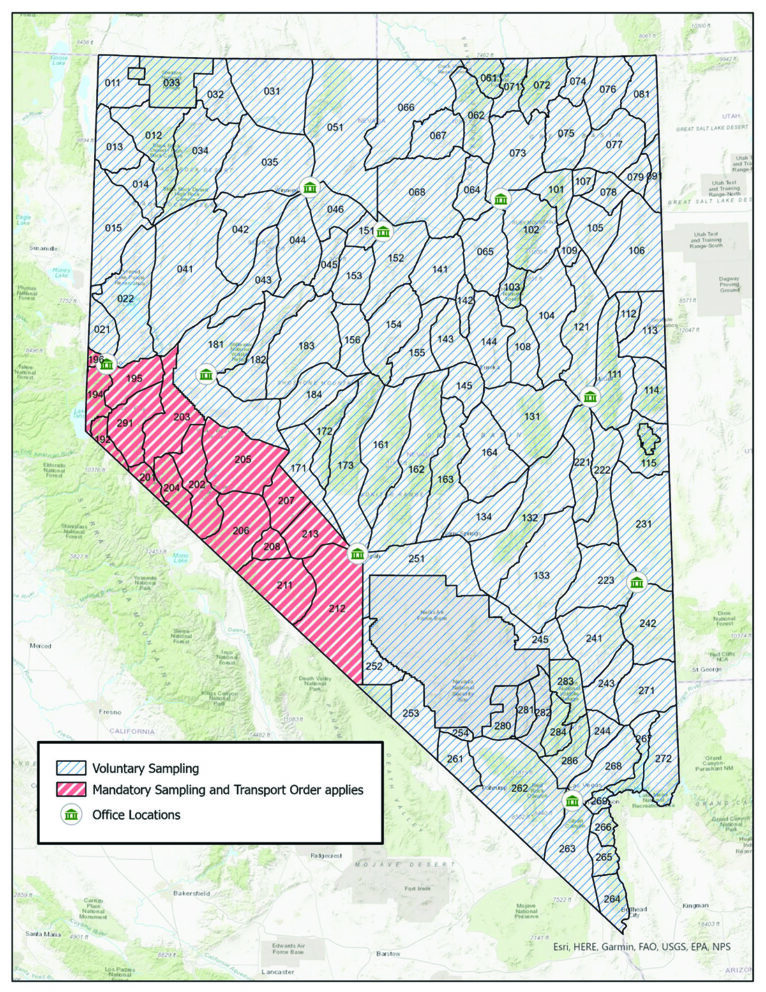 Quarantine Order issued in Western Nevada Hunt Units to Prevent Spread ...